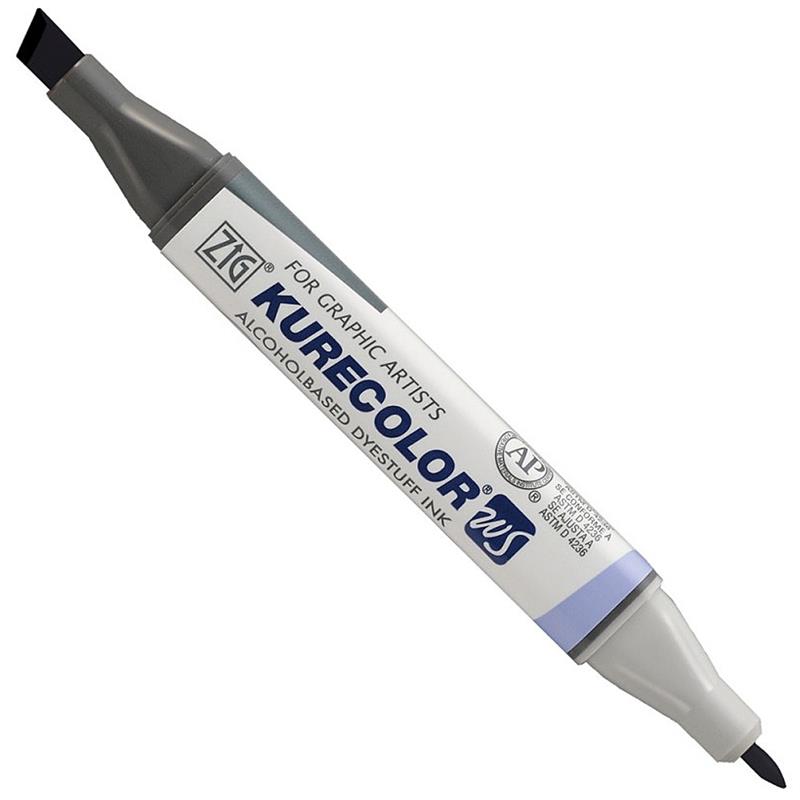 ZIG Kurecolor Twin WS Marker Set B7 Grey Colours